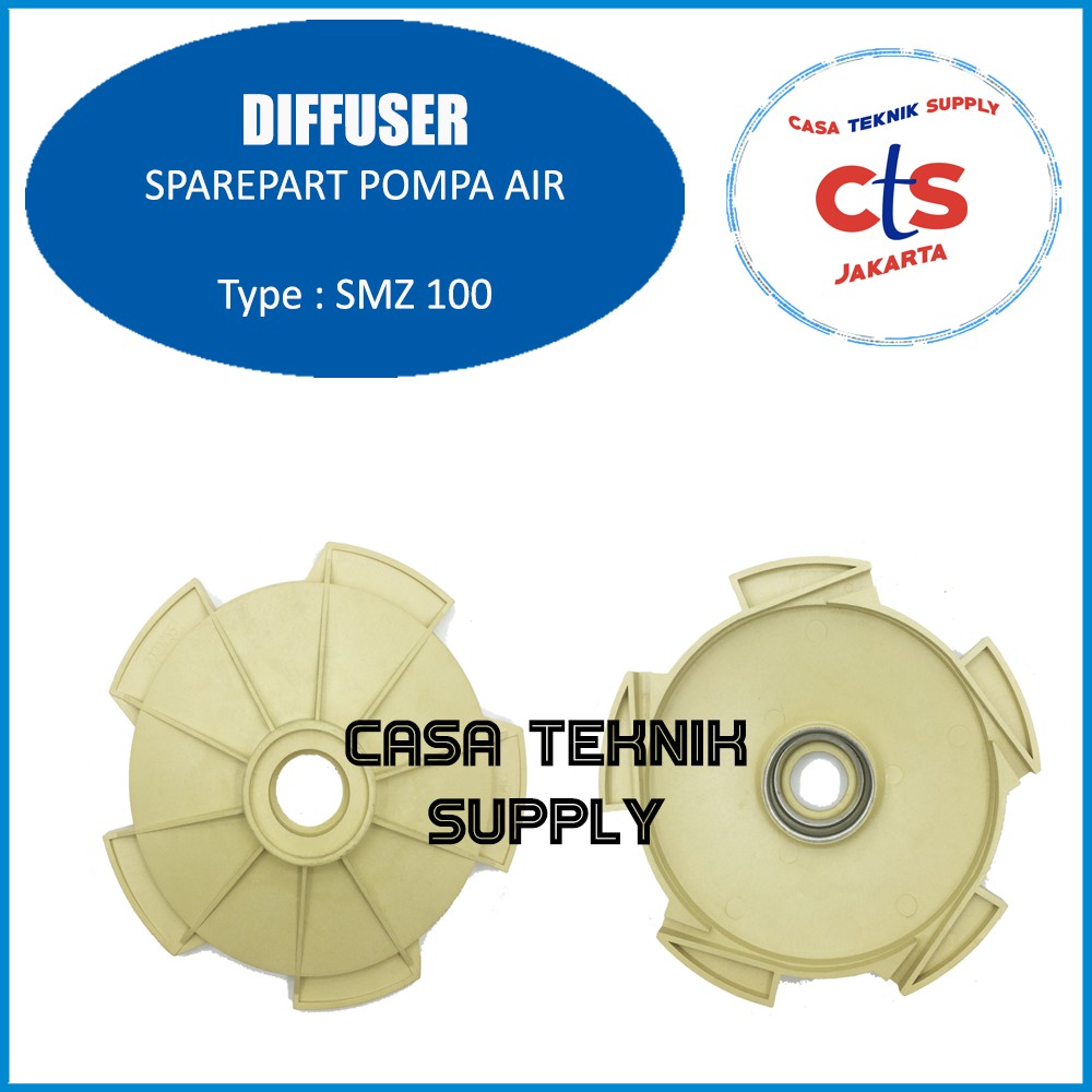 Jual Tutup Kipas (Diffuser) SMZ 100 (Sparepart Pompa Air) | Shopee ...