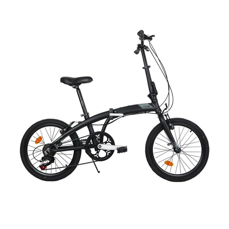 Jual SEPEDA LIPAT - Element 7 Speed Ecosmo 20 inch warna BLACK | Shopee ...