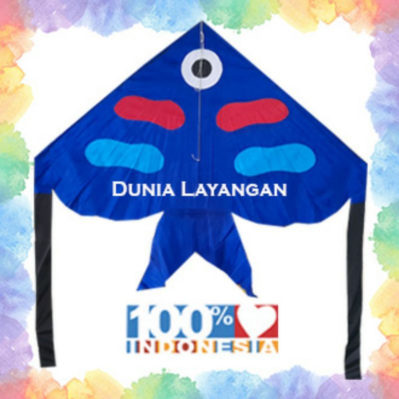 Jual LAYANG LAYANG HIAS KAIN PARASUT IKAN LAYANGAN PANTAI | Shopee ...