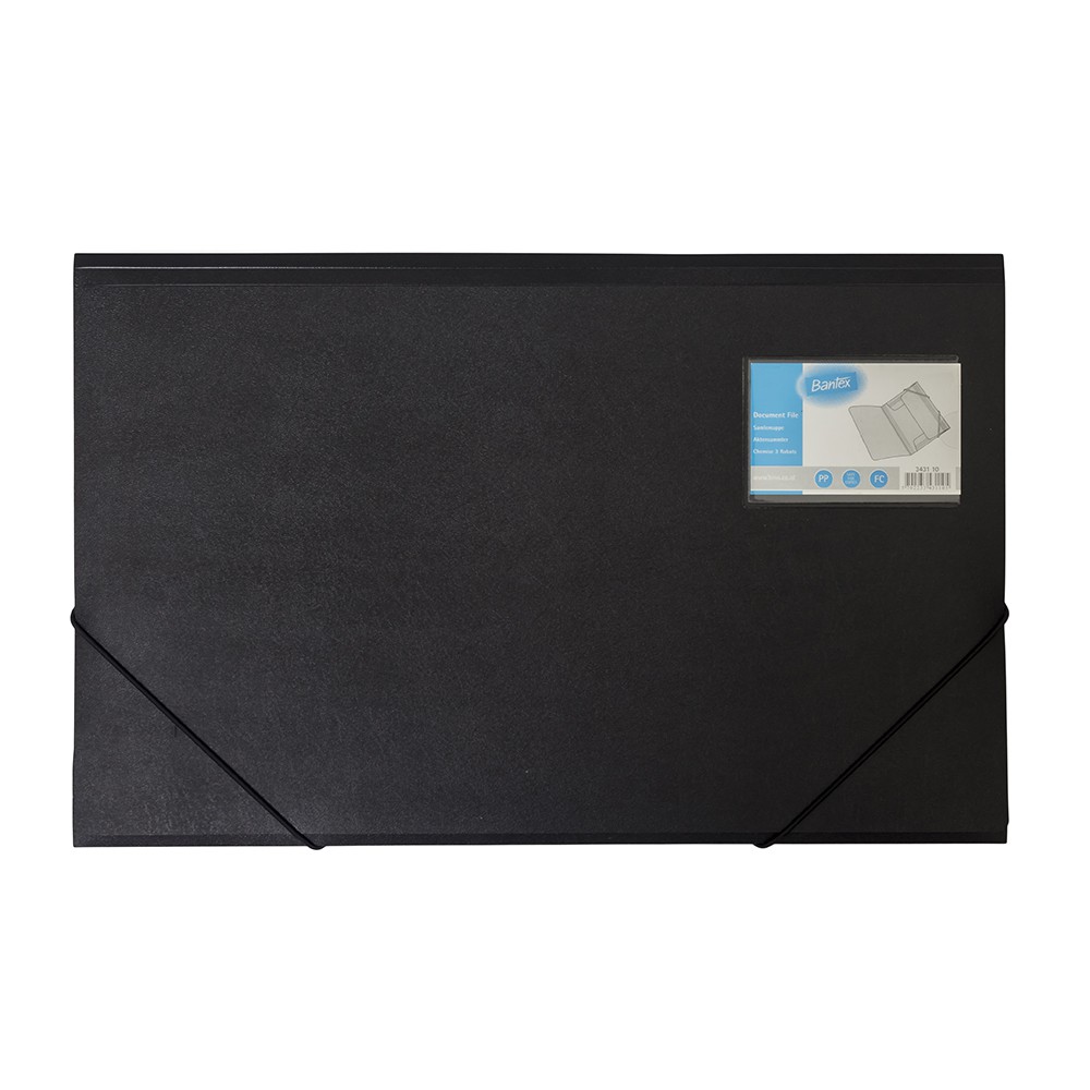 Jual Bantex Document File Folio Black 3431 10 | Shopee Indonesia