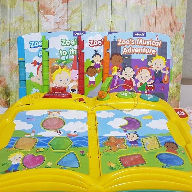 Jual Vtech story time learning book/ Vtech touch and talk learning ...