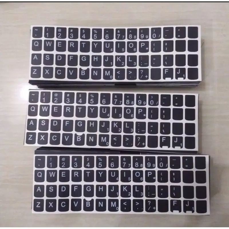 Jual Sticker PC Tulisan Keyboard Laptop Stiker keyboard Laptop | Shopee ...