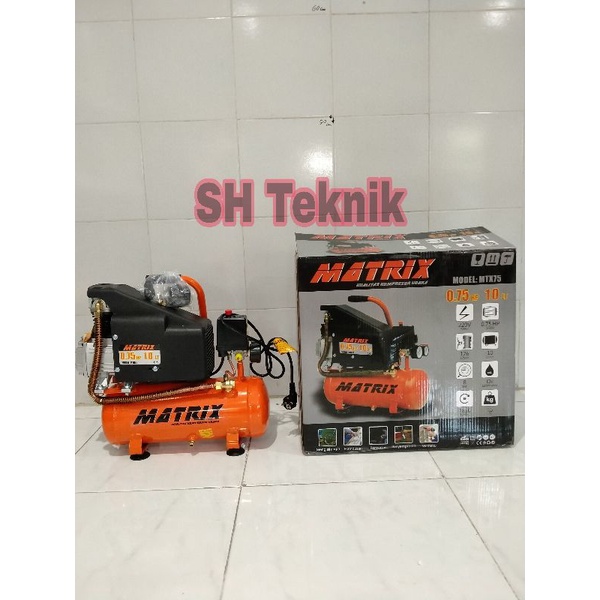 Jual Kompresor Listrik Matrix 3/4Hp 10L Piston | Shopee Indonesia