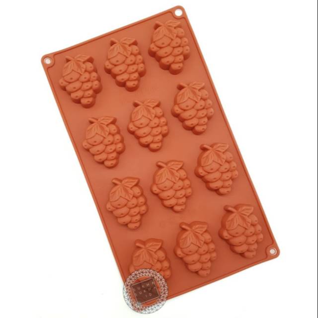 Jual Cetakan Agar Puding Coklat Anggur 12cav | Shopee Indonesia