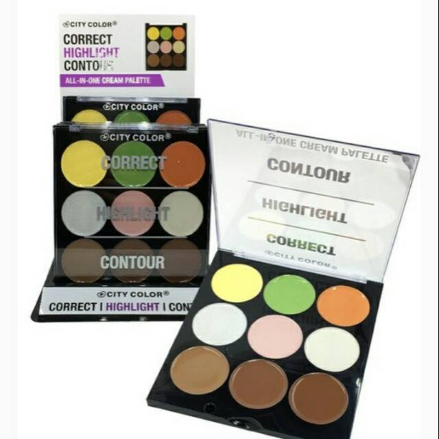 Jual CITY COLOR ALL IN ONE CREAM PALETTE | Shopee Indonesia