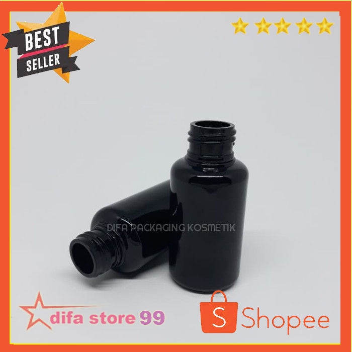 Jual Botol Tubular 60ml Prestop Silver Body Hitam [minimal 5pcs ...