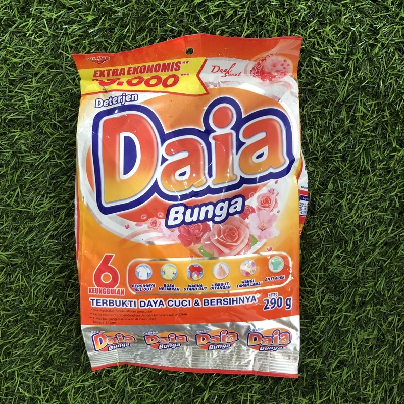 Jual DAIA DETERGEN SABUN CUCI BAJU - 245gr | Shopee Indonesia