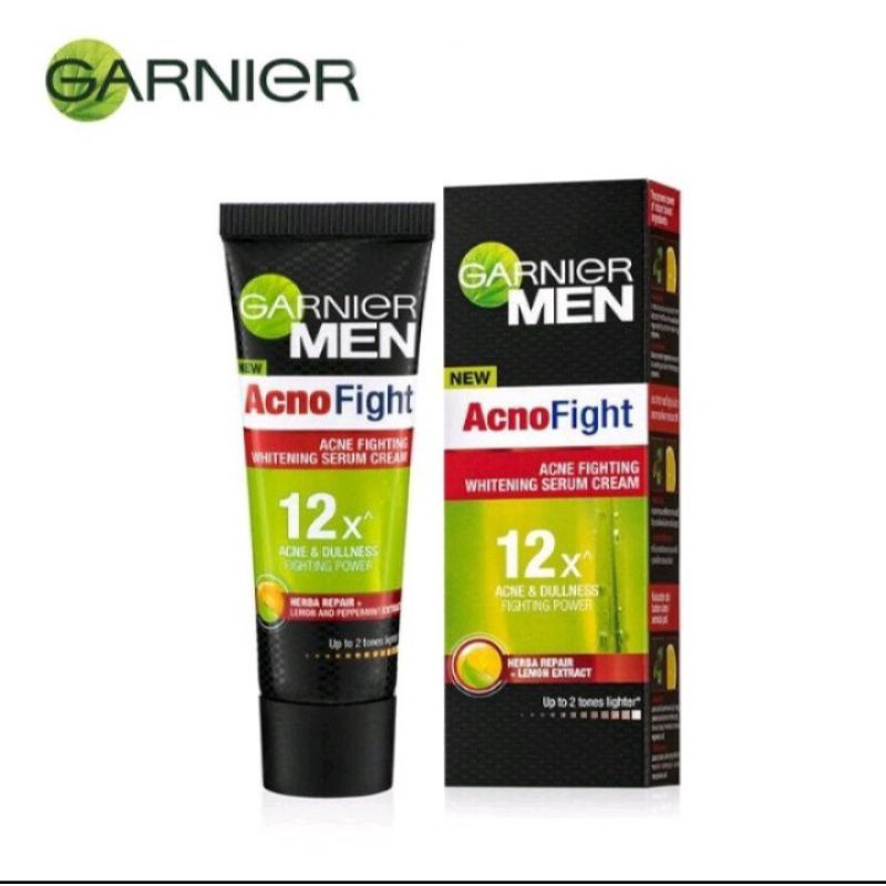 Jual Garnier Men Acno Fight Serum Cream 20ml | Shopee Indonesia