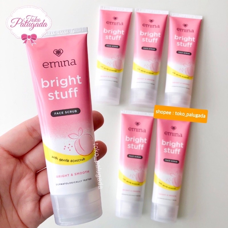 Jual EMINA BRIGHT STUFF FACE SCRUB | Shopee Indonesia