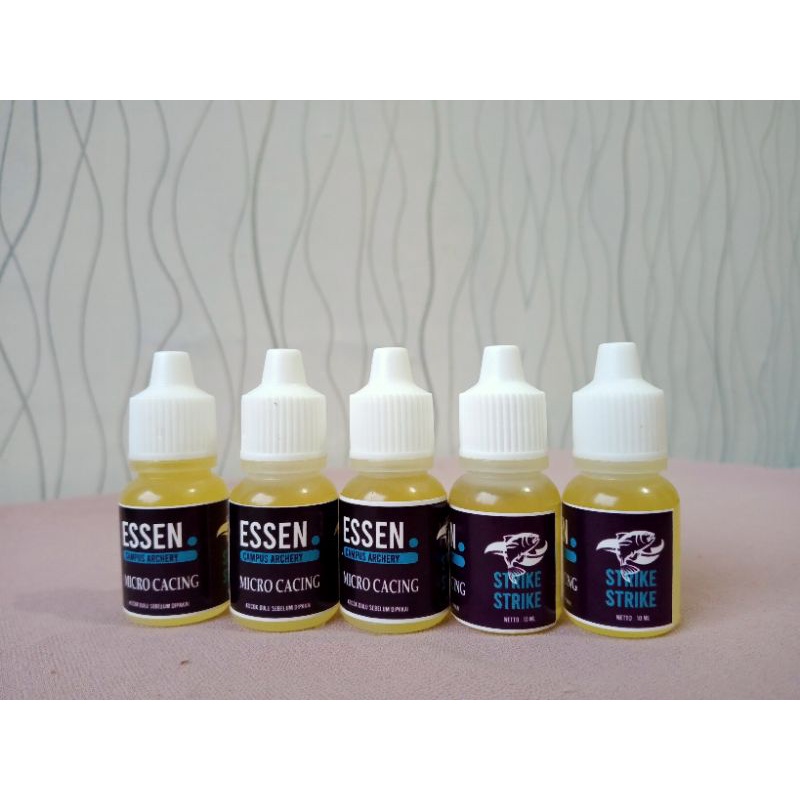 Jual Essen Micro Cacing 10 ML | Essen Pengumpul Ikan Mas, Lele, Nila ...