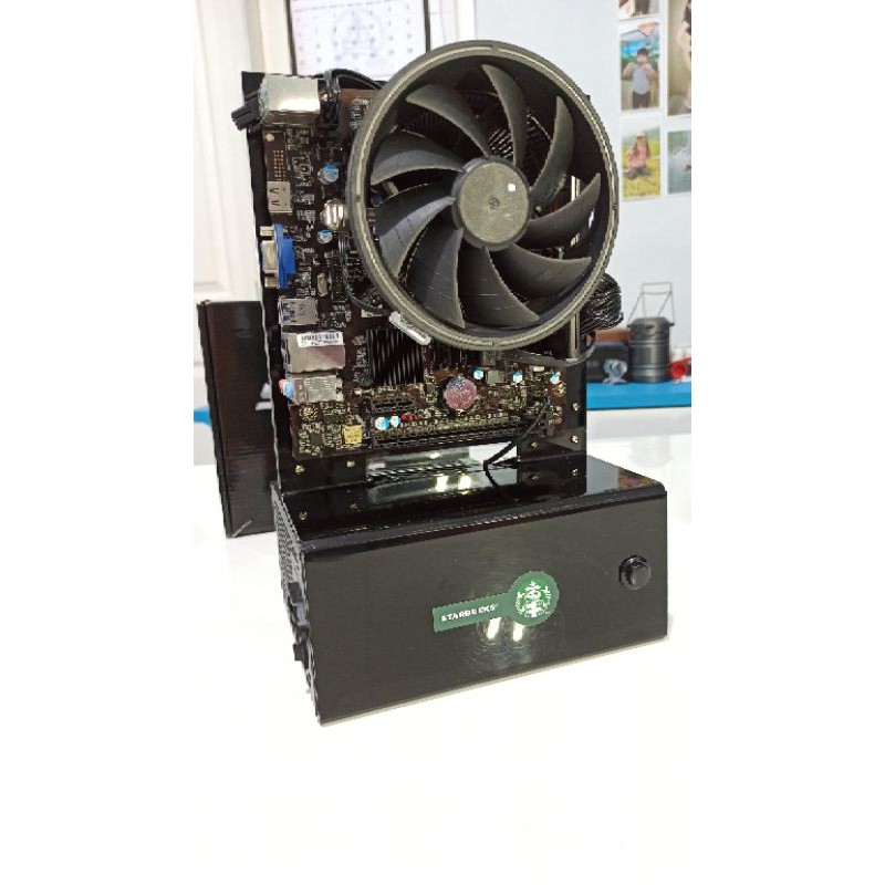 Jual Open Case Akrilik Casing PC - micro ATX | Shopee Indonesia