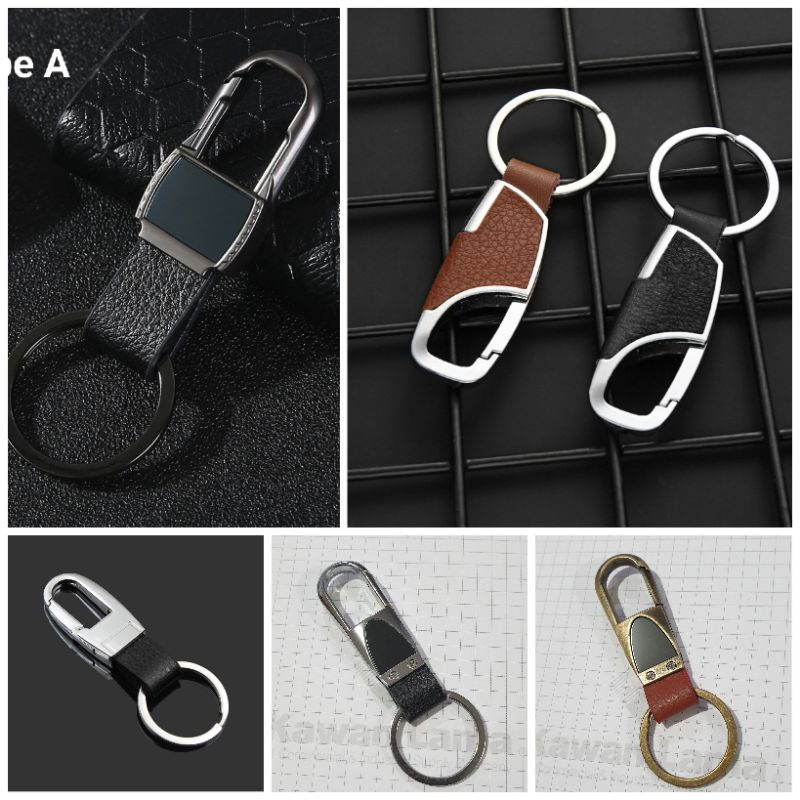 Jual Gantungan Kunci Kulit Keychain Mobil Motor | Shopee Indonesia