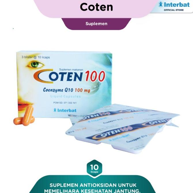 Jual Coten Memelihara Kesahatan Jantung dan Pembuluh Darah - 3 blister ...