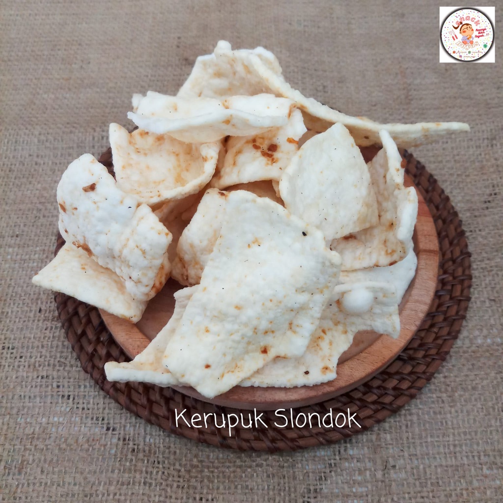 Jual Kerupuk slondok 150 gr/keripik snack/kerupuk gurih | Shopee Indonesia