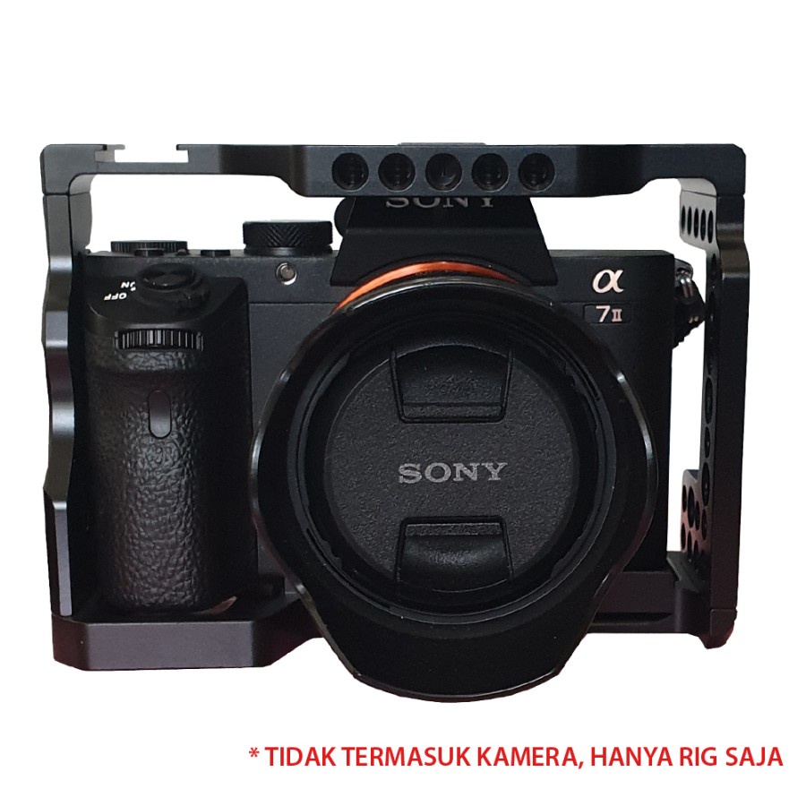 Jual Cage Rig for Sony A7 Mark II & A7 Mark III - Cage Sony A7II A7III ...
