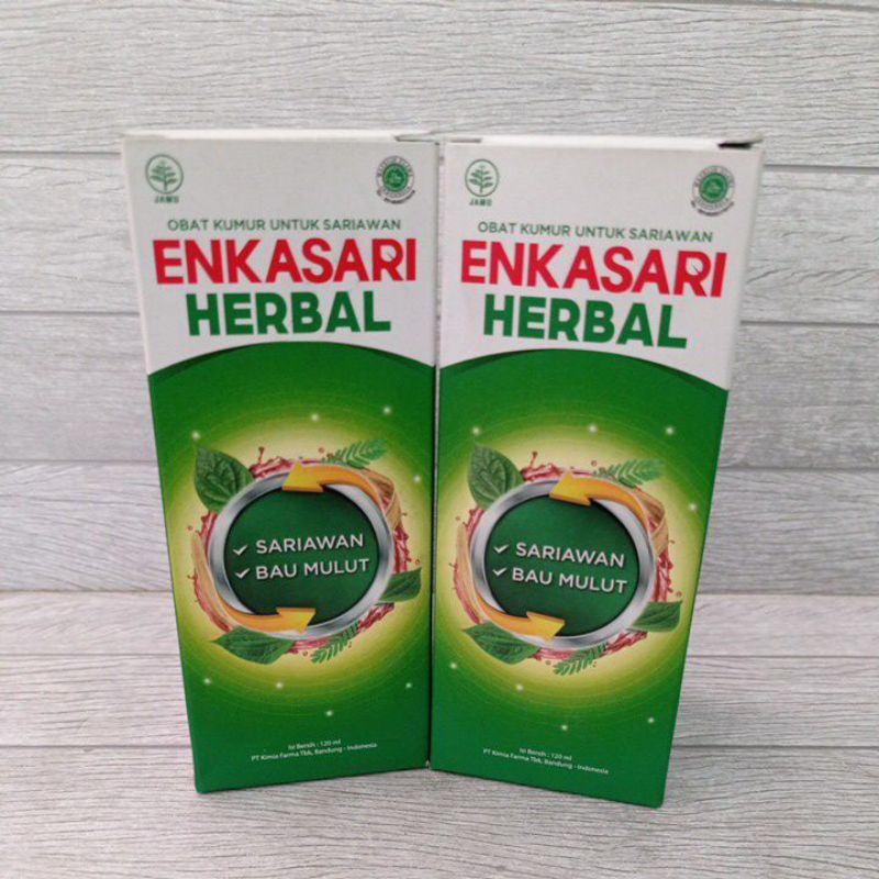 Jual Enkasari Herbal | obat kumur sariawan | 120ml | Shopee Indonesia