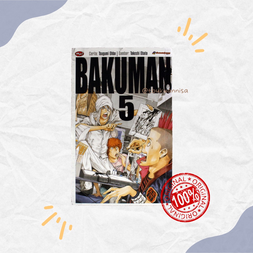 Jual Komik Bakuman Vol.2, 3, 4, 5, 7, 9, 10, 11, 14 (Tsugumi Ohba & Takeshi Obata) | Shopee ...
