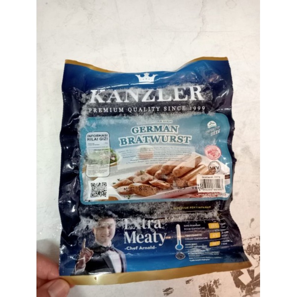 Jual Kanzler sosis sapi dan ayam german bratwurst 360g | Shopee Indonesia