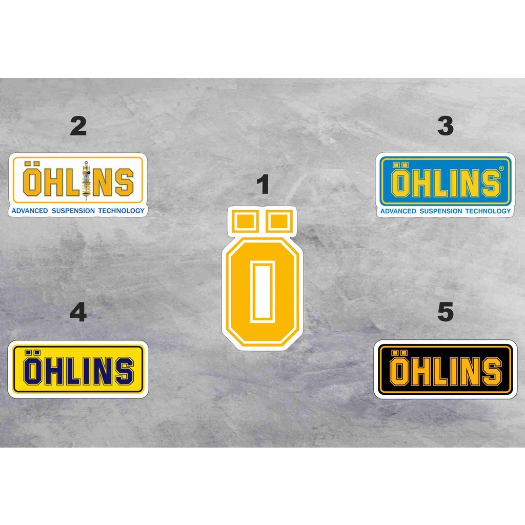 Jual STICKER PACK LOGO BRAND - STICKER MOTOR - STICKER CASE - OHLINS ...