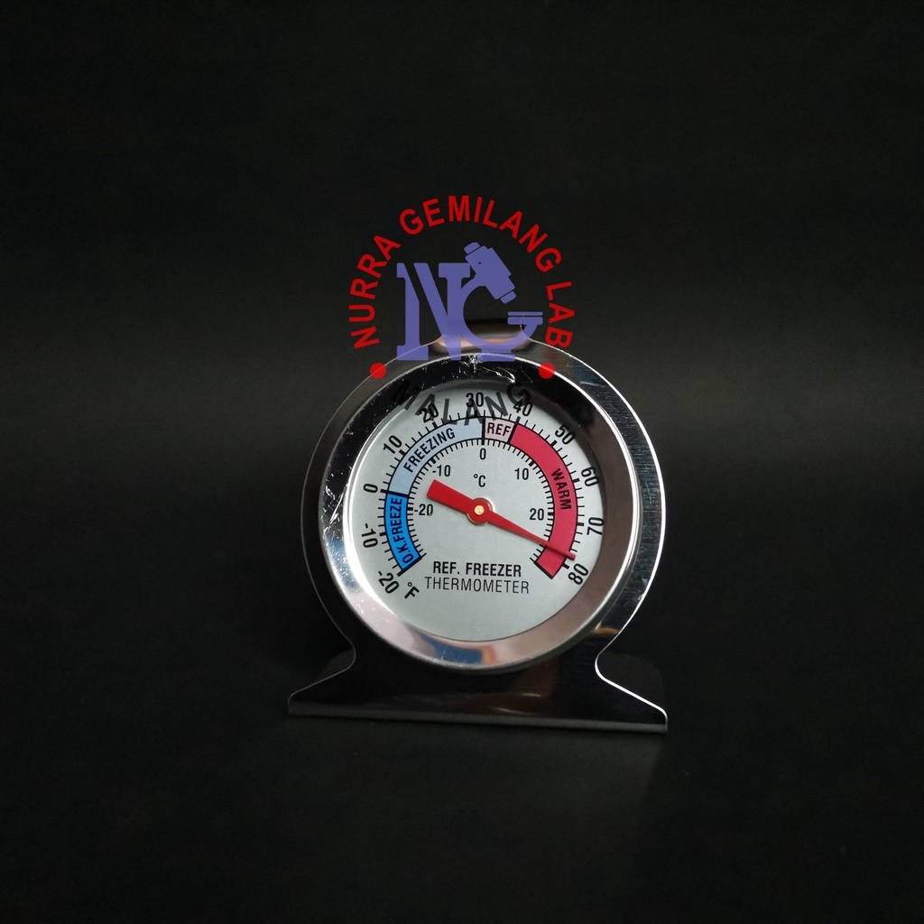 Jual Termometer Kulkas | Freezer Thermometer Analog Stainless | Shopee ...