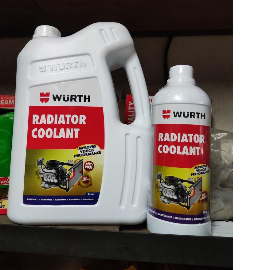 Jual Update - AIR Radiator Coolant WARNA BIRU BLUE WURTH GERMAN 1L ...