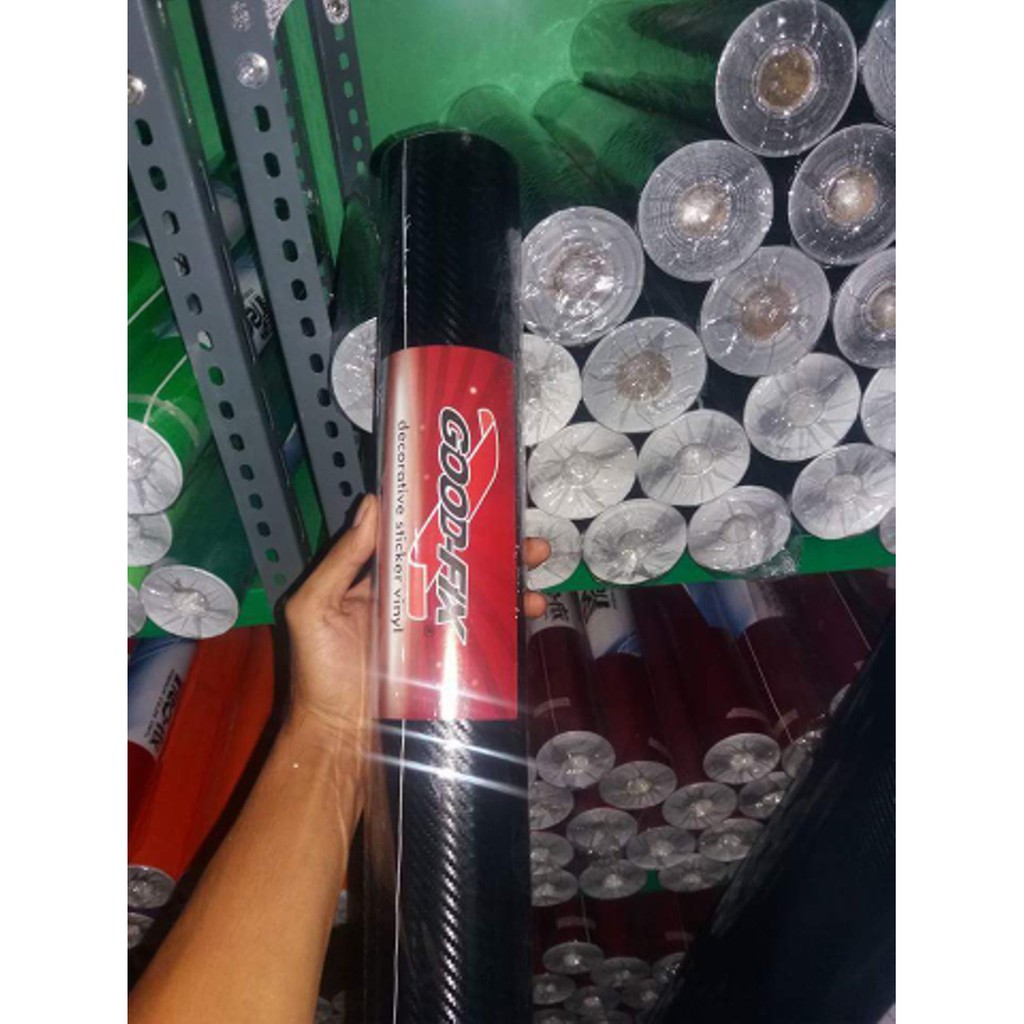 Jual Sticker Scotlite Carbon Good Fix Per Roll 10Meter x 50cm | Shopee ...