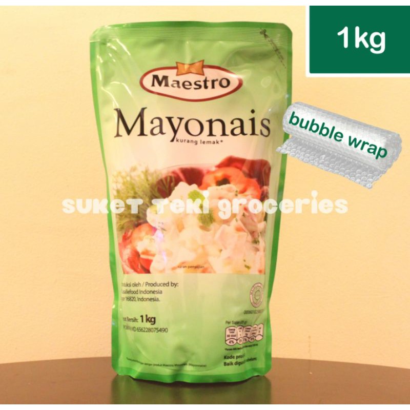 Jual Mayonaise Maestro 1 kg Light Mayo Refill Pouch 1kg Grosir Ready ...