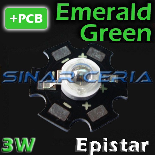 Jual High Power Led 3W 3Watt Epistar Chip + PCB Lampu Led HPL 3 Watt ...