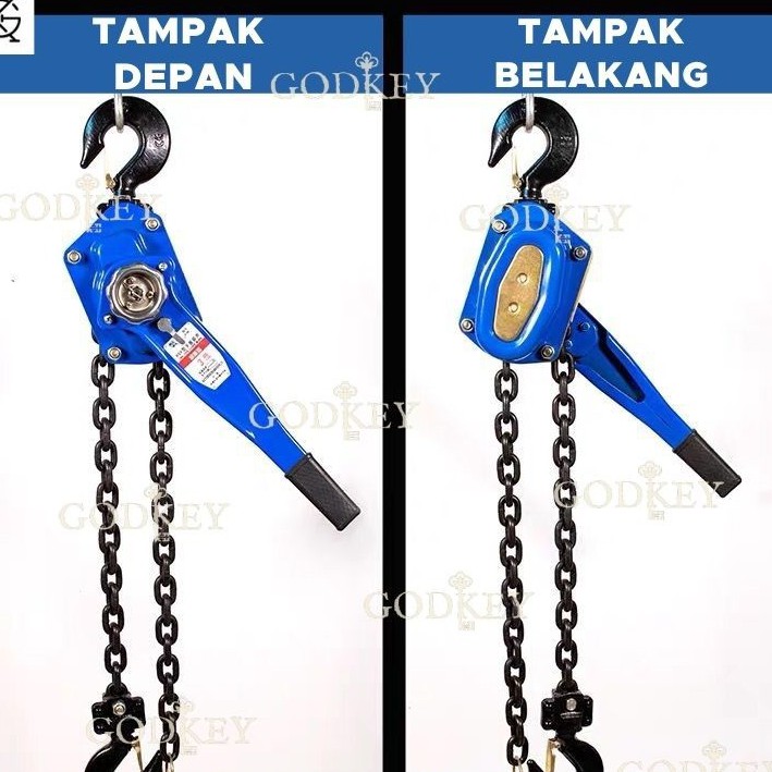 Jual JAPAN Lever Block Lifting Hoist 3 ton x 6 meter Kotrek Rantai ...