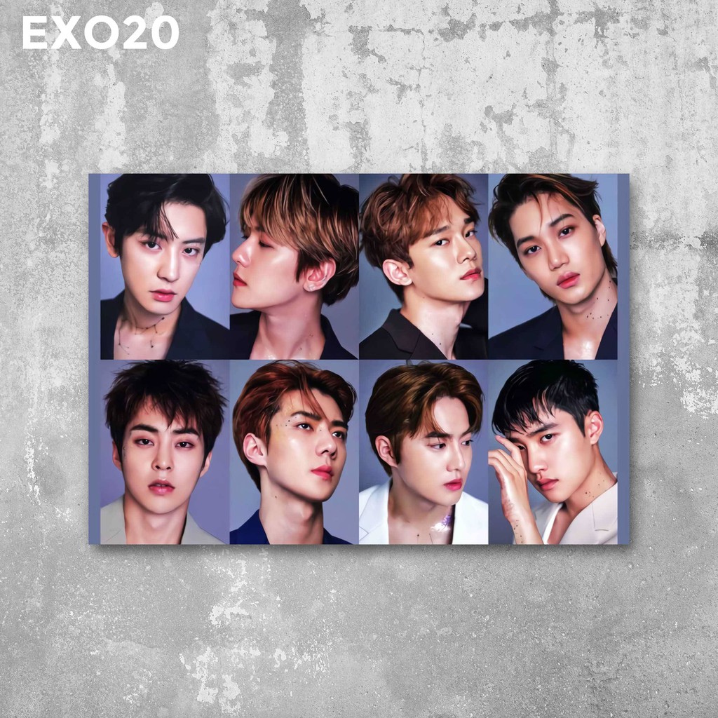 Jual Poster EXO Kayu A4 EXO20 | Shopee Indonesia