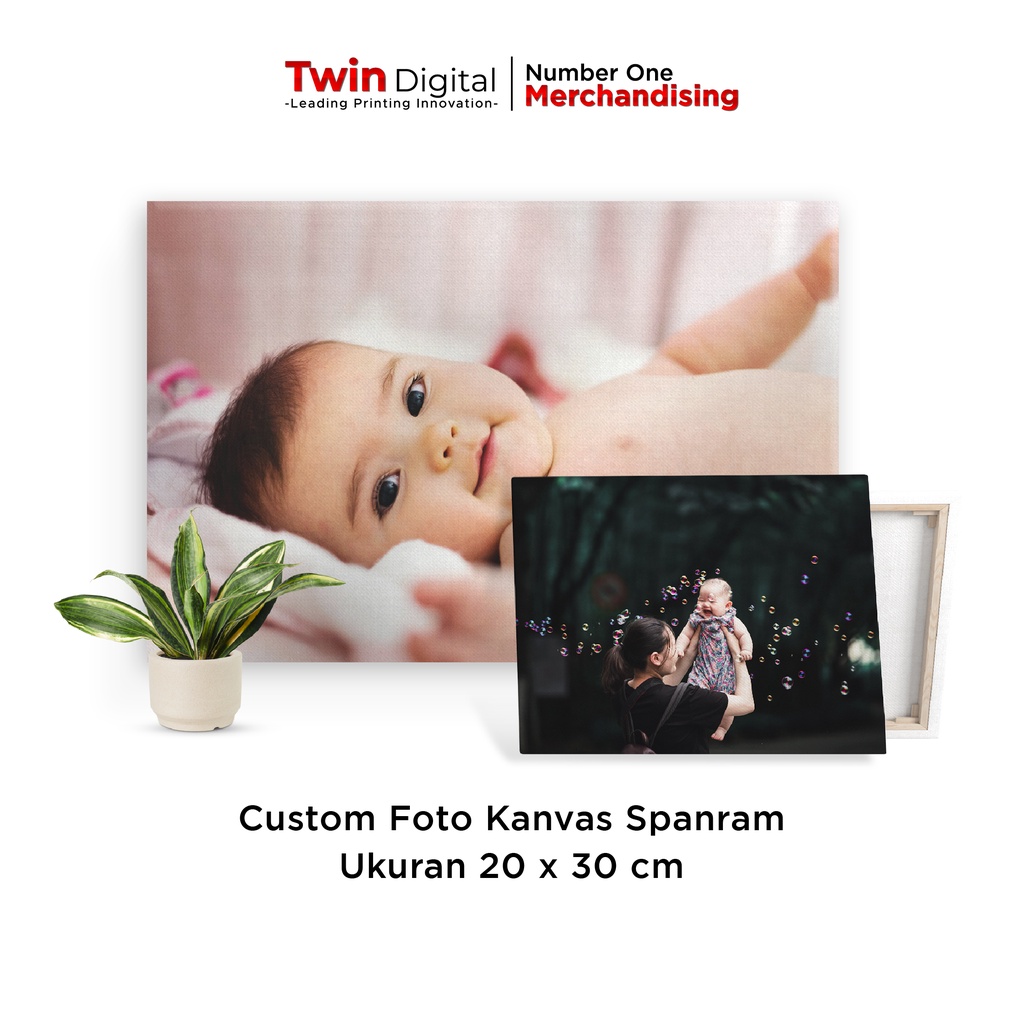 Jual Twindigital Custom Hiasan Dinding Cetak Foto Baby / Bayi Canvas ...