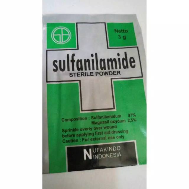 Jual Sulfanilamide sterile powder 3 gr (1 sachet) | Shopee Indonesia