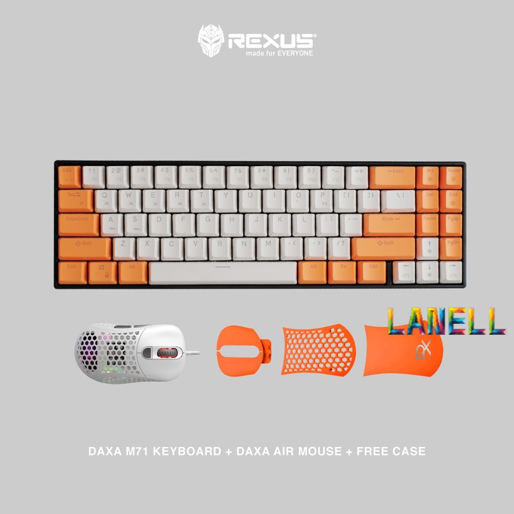 Jual PROMO BUNDLING Rexus Keyboard Wireless Gaming Daxa M71 PRO + Mouse ...