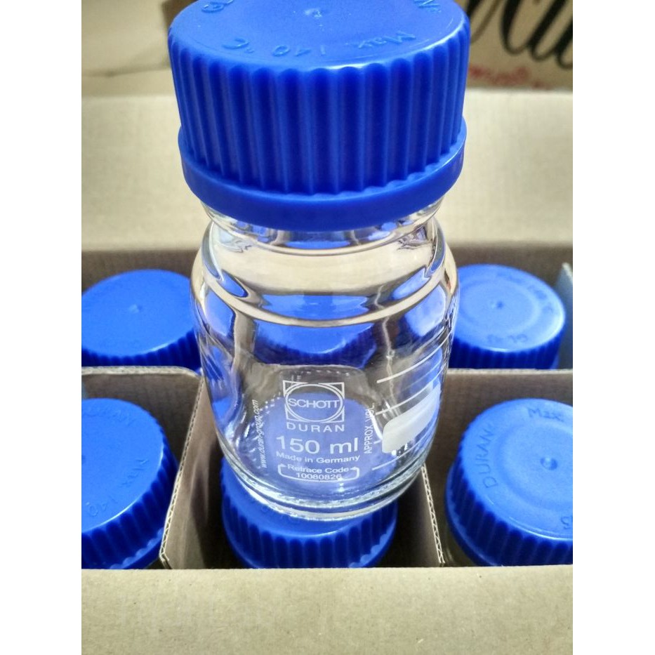 Jual Laboratory Bottle 150 ml / Botol laboratorium / Lab Botol DURAN ...