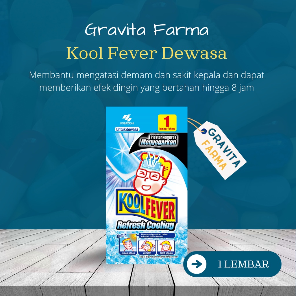 Jual Kool Fever Dewasa 1 lembar - koolfever | Shopee Indonesia