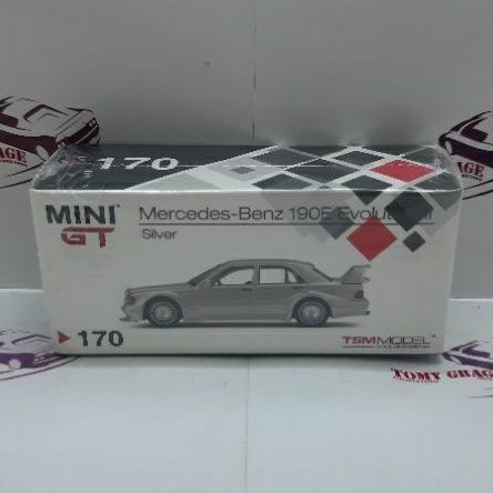 Jual Mini GT 170 Mercedes-Benz 190E Evolution II Silver | Shopee Indonesia