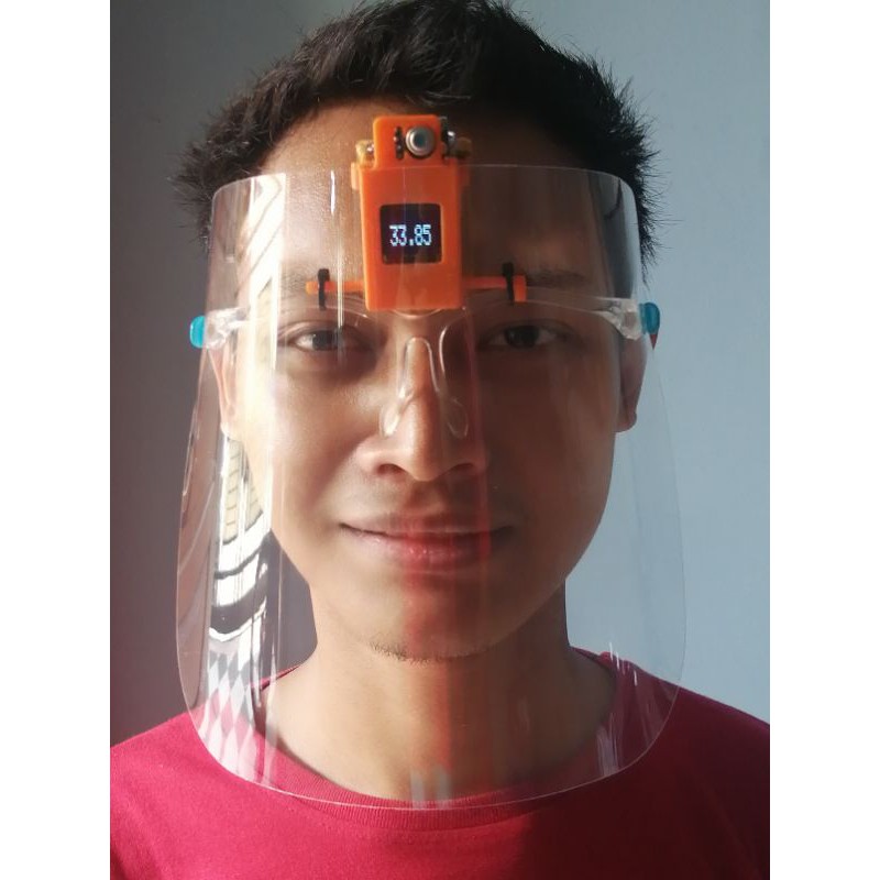 Jual ardu_cap arduino face shield IOT Monitor Smartphone | Shopee Indonesia