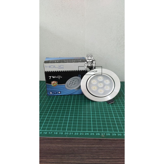 Jual HOLIC 7 Watt 7 mata Body Silver / Putih Lampu Downlight LED BOHLAM | Shopee Indonesia