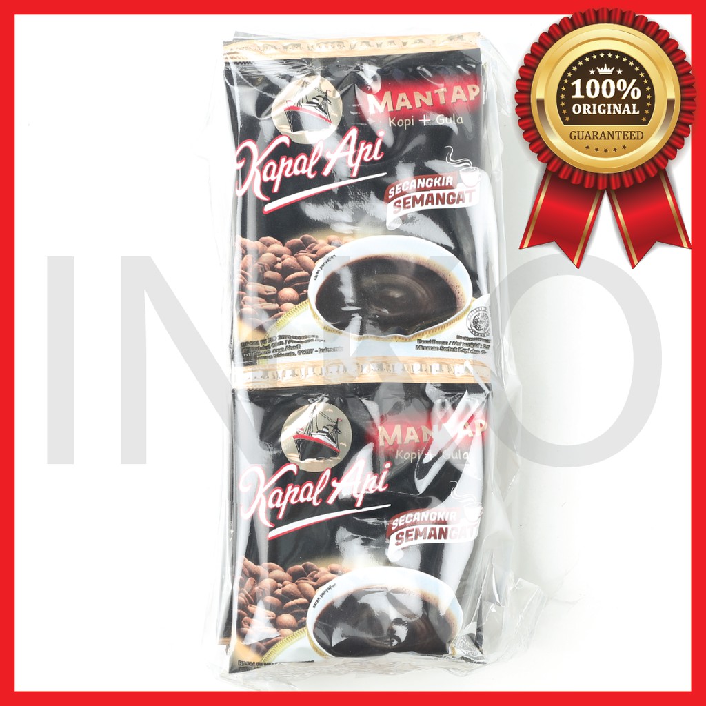 Jual KAPAL API MANTAP KOPI GULA BAG 10X25GR | Shopee Indonesia