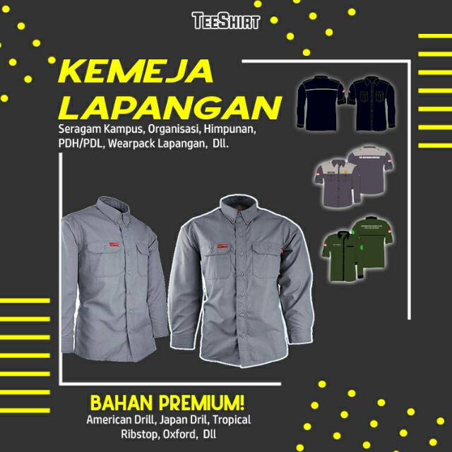 Jual Kemeja Lapangan, Seragam, PDH, PDL | Shopee Indonesia