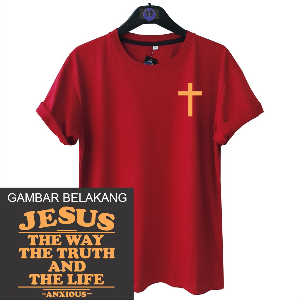 Jual NC KAOS ROHANI YESUS TEH WAY GOLD / UNISEX TSHIRT DISTRO CASUAL ...