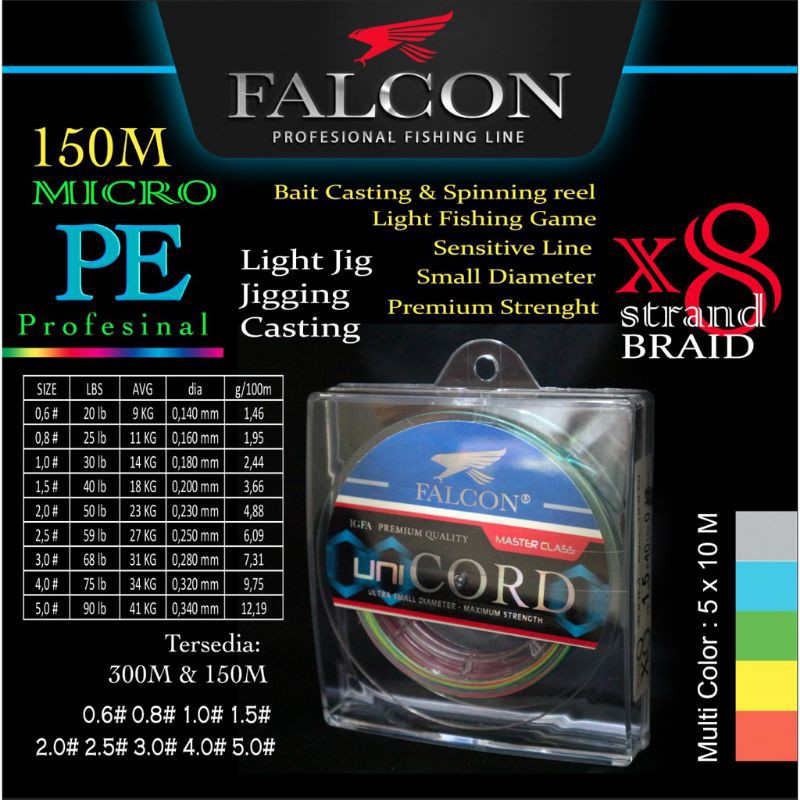 Jual PE 150m FALCON UNICORD | Shopee Indonesia