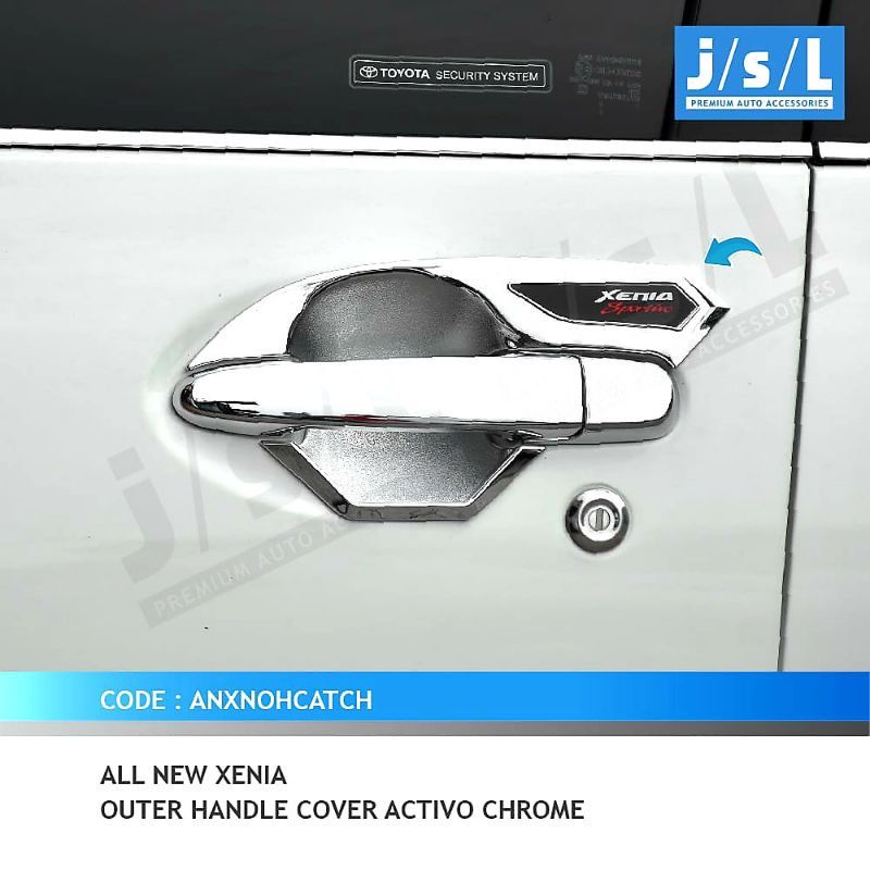 Jual Paket Cover Door Handle + Outer Handle All New Avanza Veloz Xenia Activo Jsl Chrome 2012 ...