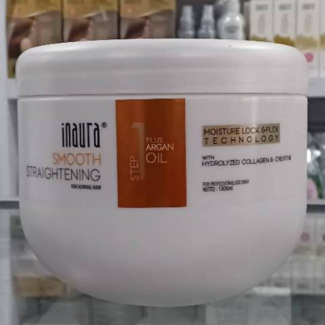 Jual INAURA Smooth Straightening Smoothing Step1 1000ml - Smoothing ...