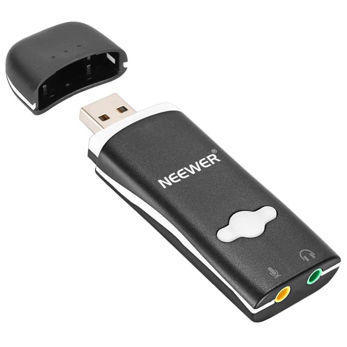 Jual USB Neewer NW-U30 USB External Stereo Sound Adapter (Black ...