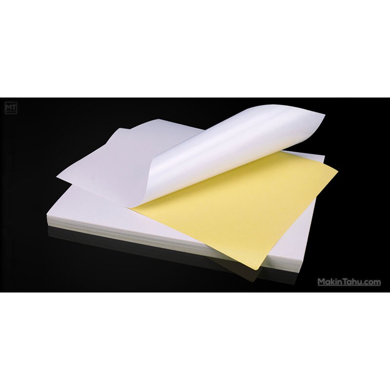 Jual Kertas Sticker Label Ukuran Folio 100 Lembar | Shopee Indonesia