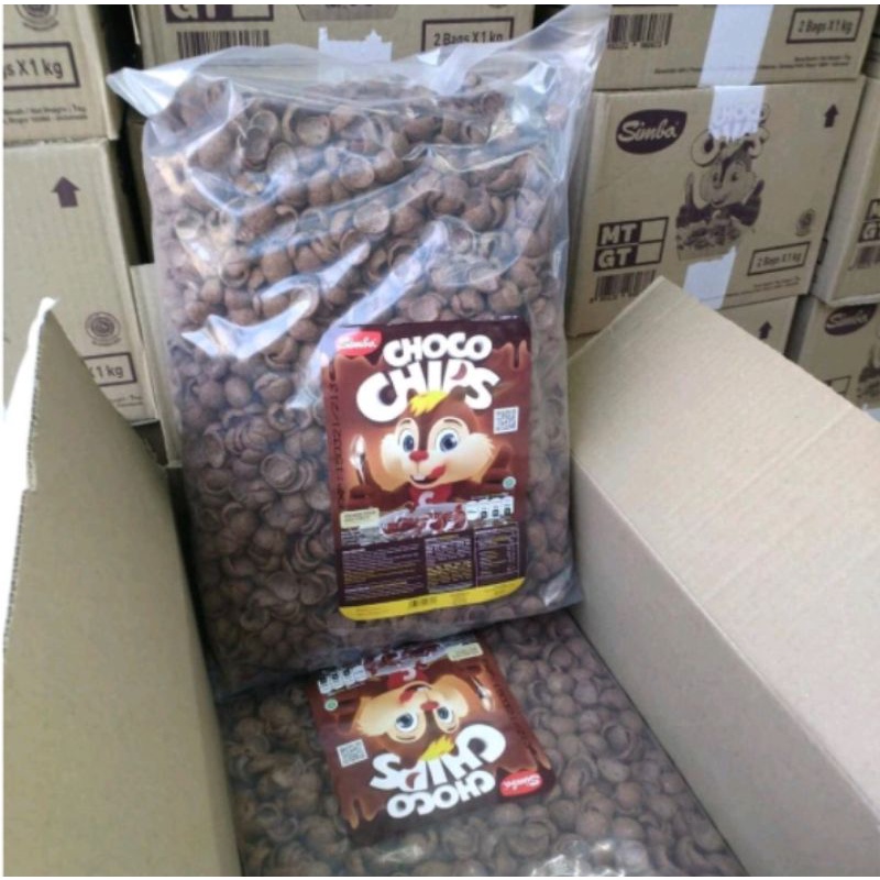 Jual choco chips/Coco crunch/simba bulky 1bag/dus isi 2kg | Shopee ...