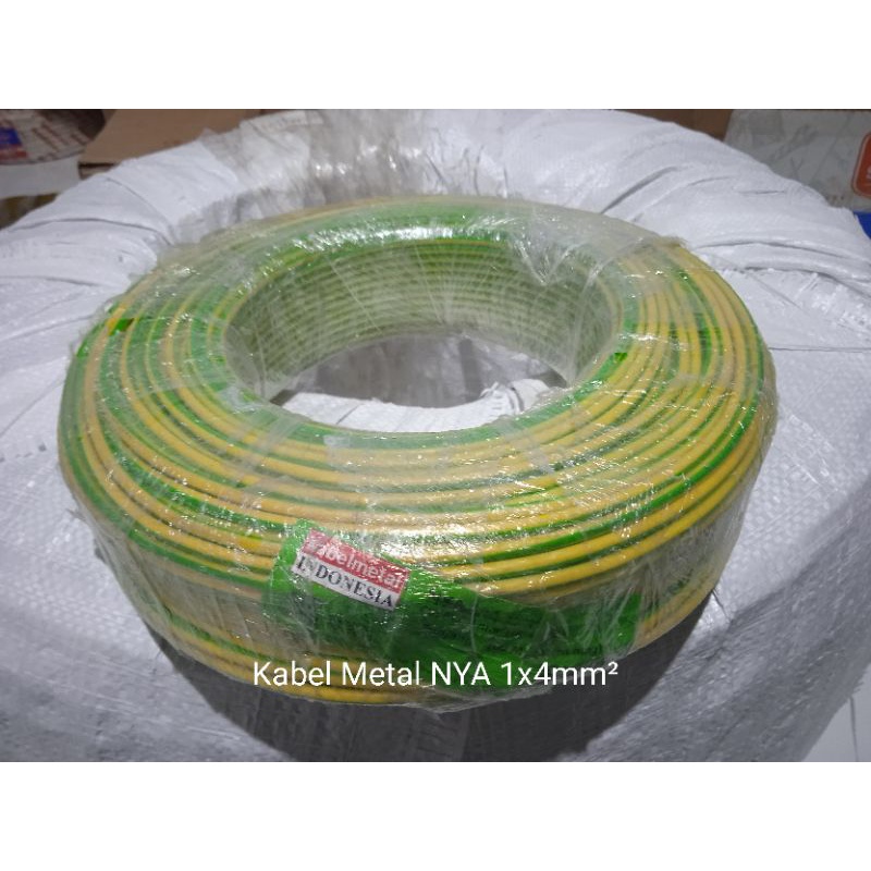 Jual Kabel ground/masa NYA 1x4mm² kuning-hijau merk Kabel METAL ...