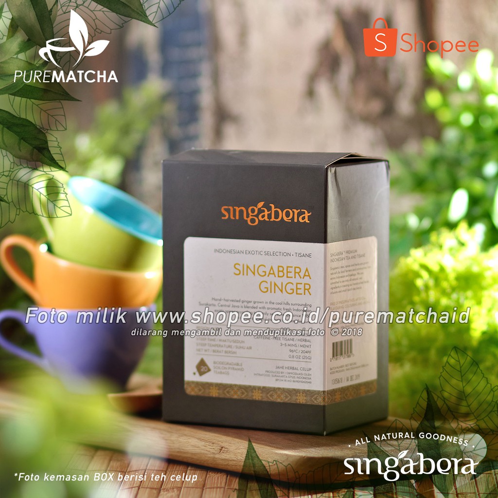 Jual Singabera Ginger - Kemasan Box isi 15tb Teh Singabera Premium Tea ...