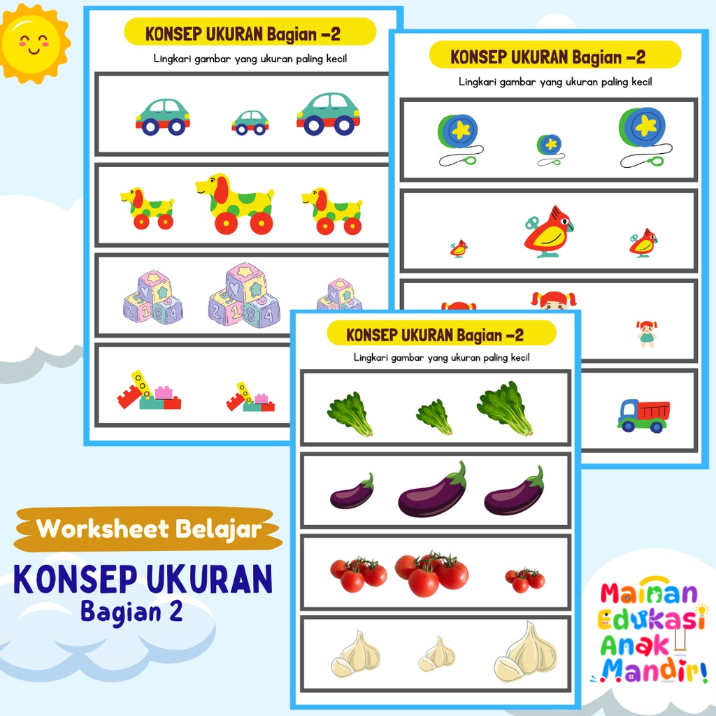 Jual Aktivitas Menggunting dan Menempel / Worksheet Gunting Tempel ...